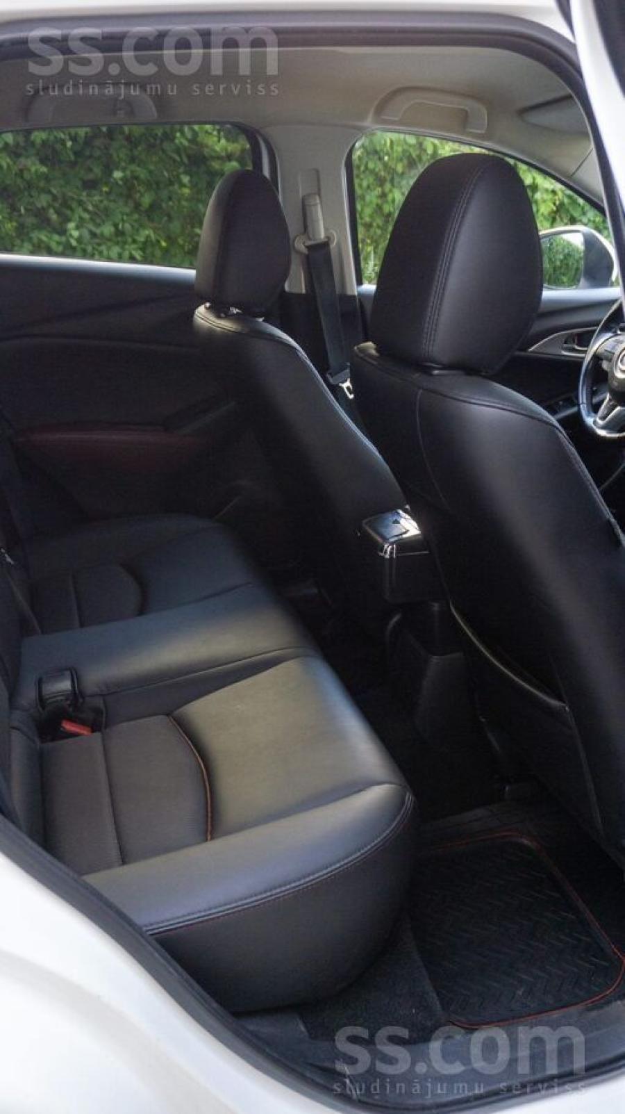 White Mazda CX-3 2015 in Riga, with an engine capacity of 1.50 L and mileage of 201 thousand km for 9590 €, photo 30 on AUTOMOTO.COM.LV