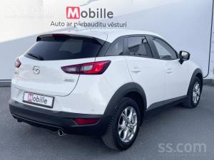 White Mazda CX-3 2016 in Riga, with an engine capacity of 1.50 L and mileage of 247 thousand km for 8350 €, photo 6 on AUTOMOTO.COM.LV