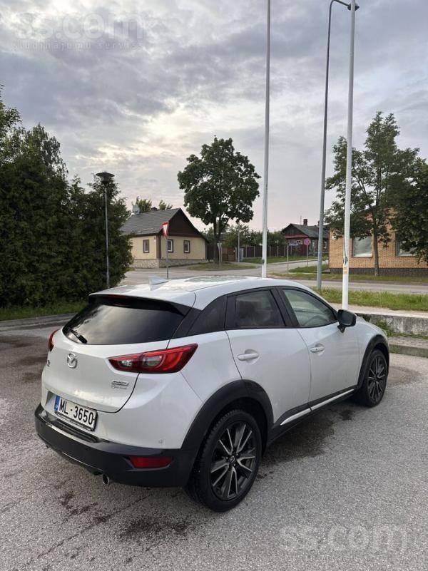 Balts Mazda CX-3 2016 Daugavpils, ar dzinēja tilpumu 1.50 L un nobraukumu 212 tūkst. km par 10300 €, foto 3 vietnē AUTOMOTO.COM.LV