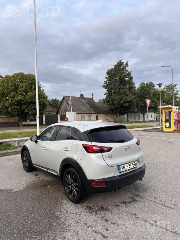 Balts Mazda CX-3 2016 Daugavpils, ar dzinēja tilpumu 1.50 L un nobraukumu 212 tūkst. km par 10300 €, foto 5 vietnē AUTOMOTO.COM.LV