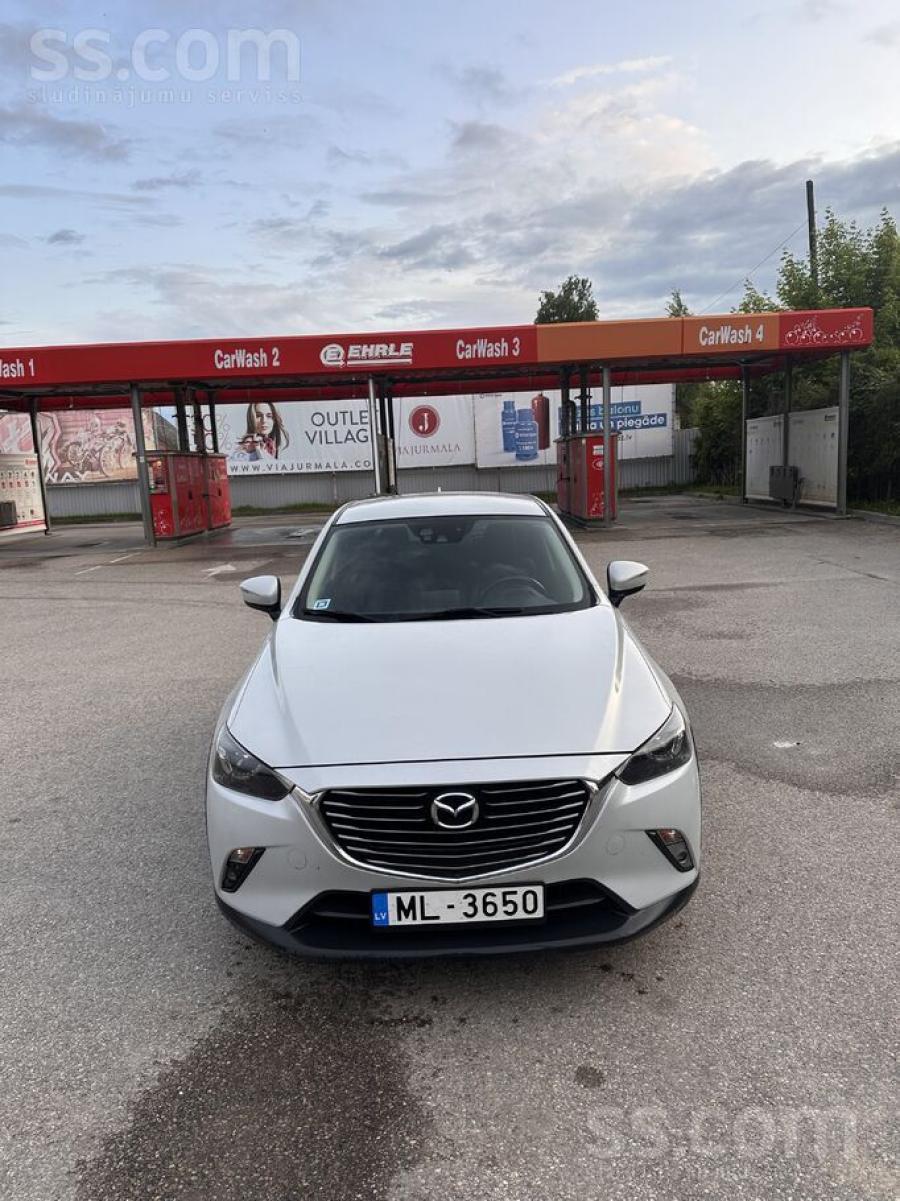 Balts Mazda CX-3 2016 Daugavpils, ar dzinēja tilpumu 1.50 L un nobraukumu 212 tūkst. km par 8800 €, foto 1 vietnē AUTOMOTO.COM.LV