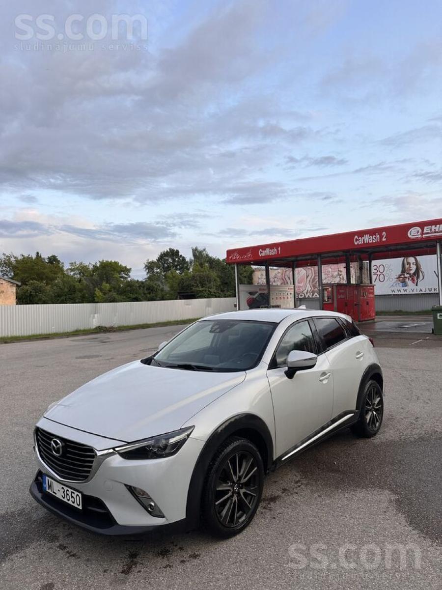 Balts Mazda CX-3 2016 Daugavpils, ar dzinēja tilpumu 1.50 L un nobraukumu 212 tūkst. km par 8800 €, foto 7 vietnē AUTOMOTO.COM.LV