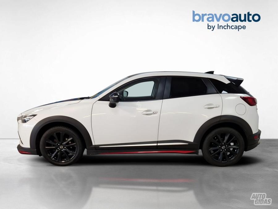 White Mazda CX-3 2016 in Vilnius, with an engine capacity of 2.00 L and mileage of 125 thousand km for 14000 €, photo 3 on AUTOMOTO.COM.LV