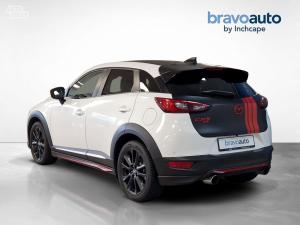 White Mazda CX-3 2016 in Vilnius, with an engine capacity of 2.00 L and mileage of 125 thousand km for 14000 €, photo 4 on AUTOMOTO.COM.LV
