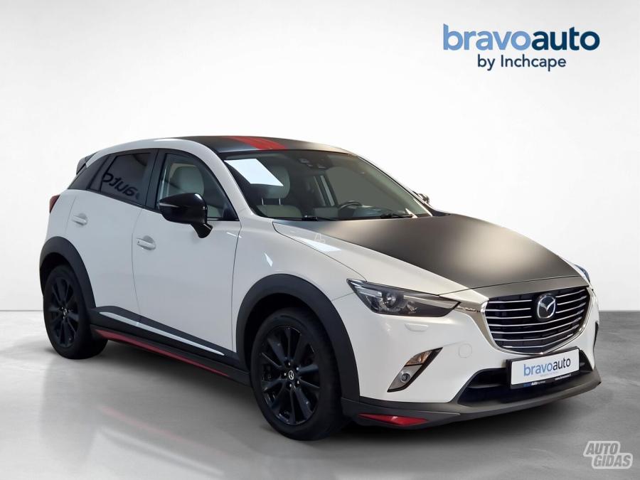 White Mazda CX-3 2016 in Vilnius, with an engine capacity of 2.00 L and mileage of 125 thousand km for 14000 €, photo 8 on AUTOMOTO.COM.LV