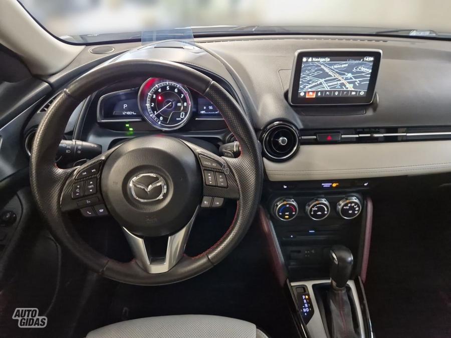 White Mazda CX-3 2016 in Vilnius, with an engine capacity of 2.00 L and mileage of 125 thousand km for 14000 €, photo 14 on AUTOMOTO.COM.LV