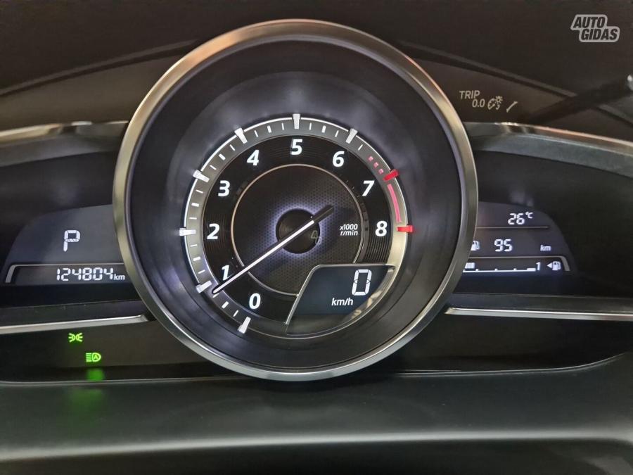 White Mazda CX-3 2016 in Vilnius, with an engine capacity of 2.00 L and mileage of 125 thousand km for 14000 €, photo 15 on AUTOMOTO.COM.LV