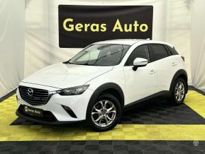 Balts Mazda CX-3 2017 Viļņa, ar dzinēja tilpumu 2.00 L un nobraukumu 173 tūkst. km par 10750 €, foto  vietnē AUTOMOTO.COM.LV