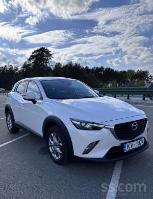 Balts Mazda CX-3 2017 Rīga, ar dzinēja tilpumu 2.00 L un nobraukumu 172 tūkst. km par 9500 €, foto  vietnē AUTOMOTO.COM.LV