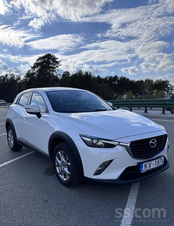 Balts Mazda CX-3 2017 Rīga, ar dzinēja tilpumu 2.00 L un nobraukumu 172 tūkst. km par 9500 €, foto 1 vietnē AUTOMOTO.COM.LV