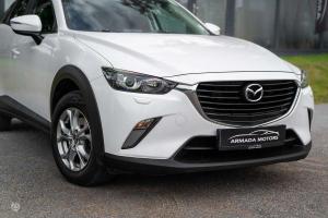 White Mazda CX-3 2017 in Vilnius, with an engine capacity of 2.00 L and mileage of 116 thousand km for 12900 €, photo 3 on AUTOMOTO.COM.LV