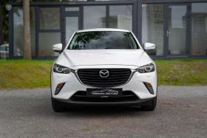 White Mazda CX-3 2017 in Vilnius, with an engine capacity of 2.00 L and mileage of 116 thousand km for 12900 €, photo 5 on AUTOMOTO.COM.LV