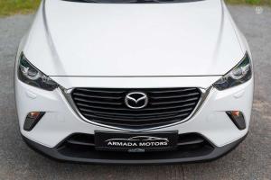 White Mazda CX-3 2017 in Vilnius, with an engine capacity of 2.00 L and mileage of 116 thousand km for 12900 €, photo 6 on AUTOMOTO.COM.LV
