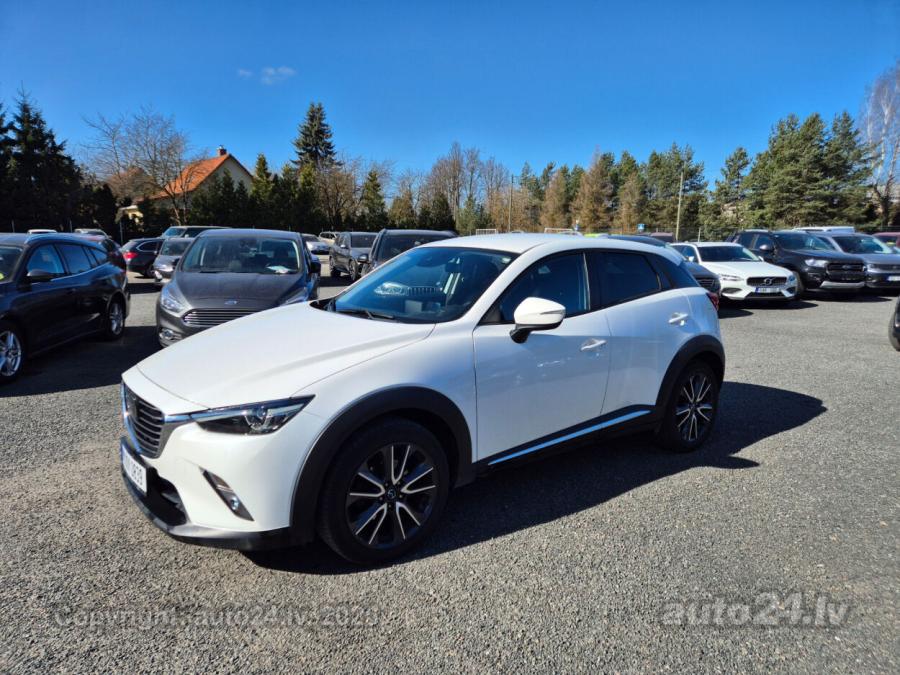 White Mazda CX-3 2018 in Tartu, with an engine capacity of 2.00 L and mileage of 169 thousand km for 14790 €, photo 9 on AUTOMOTO.COM.LV
