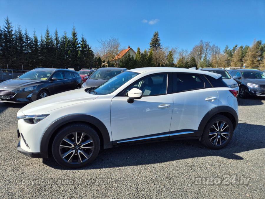 White Mazda CX-3 2018 in Tartu, with an engine capacity of 2.00 L and mileage of 169 thousand km for 14790 €, photo 20 on AUTOMOTO.COM.LV