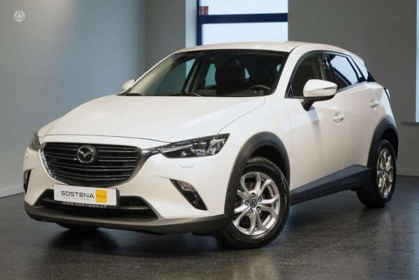 Balts Mazda CX-3 2018 Viļņa, ar dzinēja tilpumu 2.00 L un nobraukumu 90 tūkst. km par 14900 €, foto 1 vietnē AUTOMOTO.COM.LV