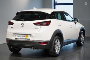 White Mazda CX-3 2018 in Vilnius, with an engine capacity of 2.00 L and mileage of 90 thousand km for 14900 €, photo 4 on AUTOMOTO.COM.LV
