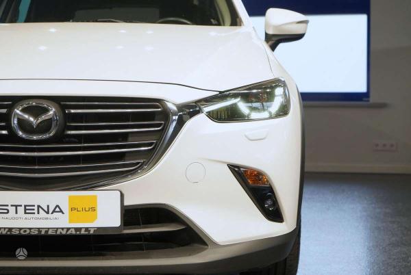 Balts Mazda CX-3 2018 Viļņa, ar dzinēja tilpumu 2.00 L un nobraukumu 90 tūkst. km par 14900 €, foto 5 vietnē AUTOMOTO.COM.LV