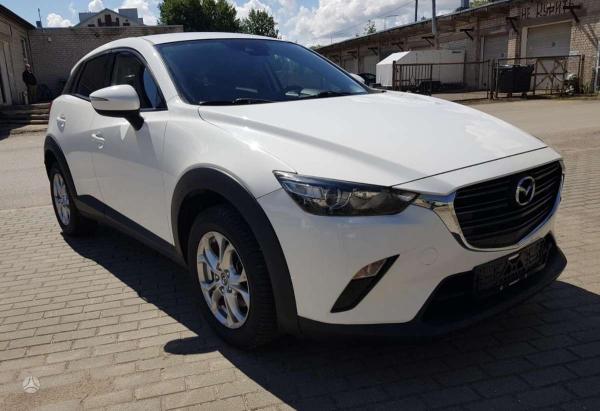 Balts Mazda CX-3 2018 Šauļi, ar dzinēja tilpumu 1.76 L un nobraukumu 190 tūkst. km par 8200 €, foto 1 vietnē AUTOMOTO.COM.LV