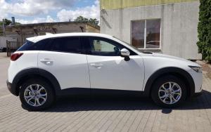 White Mazda CX-3 2018 in Siauliai, with an engine capacity of 1.76 L and mileage of 190 thousand km for 8200 €, photo 6 on AUTOMOTO.COM.LV