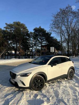 White Mazda CX-3 2020 in Kaunas, with an engine capacity of 2.00 L and mileage of 85 thousand km for 16500 €, photo 2 on AUTOMOTO.COM.LV