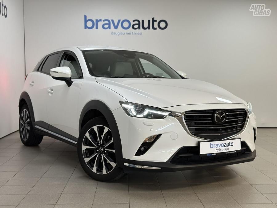 Balts Mazda CX-3 2021 Viļņa, ar dzinēja tilpumu 2.00 L un nobraukumu 64 tūkst. km par 20500 €, foto 4 vietnē AUTOMOTO.COM.LV