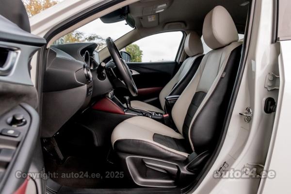 White Mazda CX-3 2015 in Parnu, with an engine capacity of 2.00 L and mileage of 81 thousand km for 12500 €, photo 11 on AUTOMOTO.COM.LV