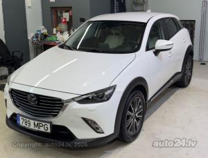 White Mazda CX-3 2015 in Tallinn, with an engine capacity of 2.00 L and mileage of 85 thousand km for 13000 €, photo  on AUTOMOTO.COM.LV