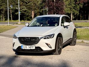 Белый Мазда СХ-3 2015 в Таллин, объемом двигателя 2.00 л и пробегом 86 тыс. км за 14000 €, фото  на AUTOMOTO.COM.LV