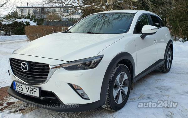 White Mazda CX-3 2017 in Tallinn, with an engine capacity of 2.00 L and mileage of 55 thousand km for 13000 €, photo 1 on AUTOMOTO.COM.LV