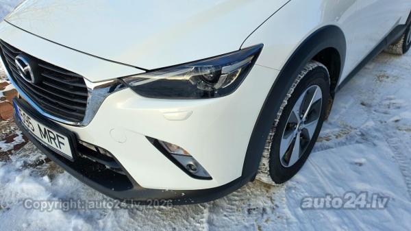 White Mazda CX-3 2017 in Tallinn, with an engine capacity of 2.00 L and mileage of 55 thousand km for 13000 €, photo 7 on AUTOMOTO.COM.LV