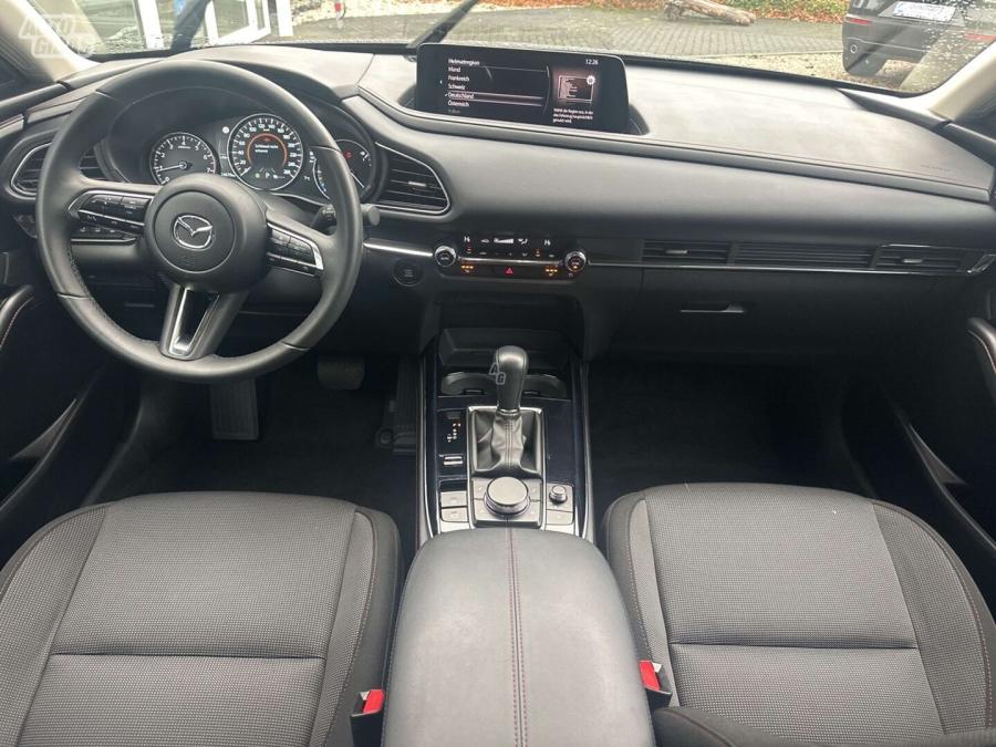 Black Mazda CX-30 2025 in Kaunas, with an engine capacity of 2.50 L and mileage of 15 thousand km for 29019 €, photo 14 on AUTOMOTO.COM.LV