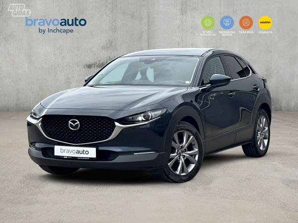 Синий Мазда CX-30 2020 в Каунас, объемом двигателя 2.00 л и пробегом 139 тыс. км за 18771 €, фото 1 на AUTOMOTO.COM.LV