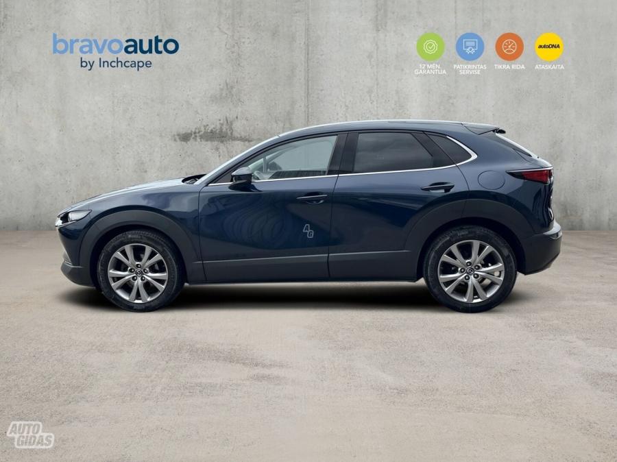 Zils Mazda CX-30 2020 Kauņa, ar dzinēja tilpumu 2.00 L un nobraukumu 139 tūkst. km par 18771 €, foto 3 vietnē AUTOMOTO.COM.LV