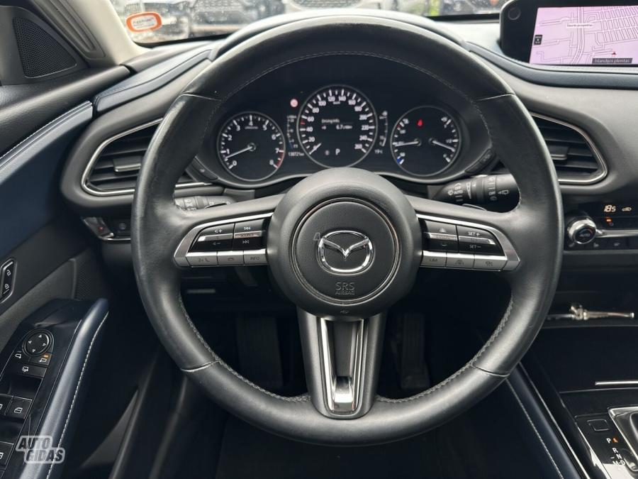 Zils Mazda CX-30 2020 Kauņa, ar dzinēja tilpumu 2.00 L un nobraukumu 139 tūkst. km par 18771 €, foto 17 vietnē AUTOMOTO.COM.LV
