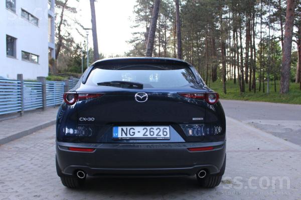 Zils Mazda CX-30 2022 Jūrmala, ar dzinēja tilpumu 2.00 L un nobraukumu 43 tūkst. km par 18900 €, foto 7 vietnē AUTOMOTO.COM.LV