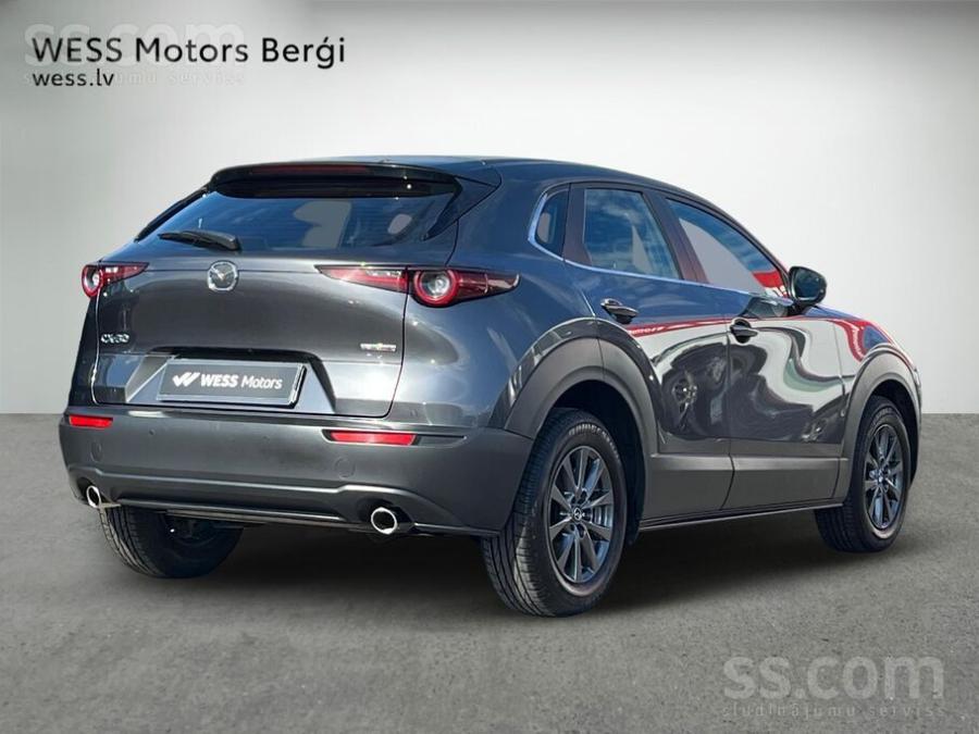 Серый Мазда CX-30 2023 в Рига, объемом двигателя 2.00 л и пробегом 118 тыс. км за 18990 €, фото 3 на AUTOMOTO.COM.LV