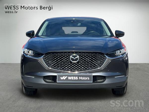 Grey Mazda CX-30 2023 in Riga, with an engine capacity of 2.00 L and mileage of 118 thousand km for 18990 €, photo 5 on AUTOMOTO.COM.LV