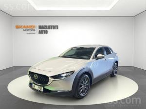 Grey Mazda CX-30 2023 in Riga, with an engine capacity of 2.00 L and mileage of 20 thousand km for 21490 €, photo  on AUTOMOTO.COM.LV