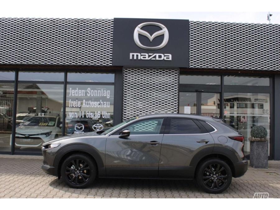 Pelēks Mazda CX-30 2024 Kauņa, ar dzinēja tilpumu 2.50 L un nobraukumu 17 tūkst. km par 27540 €, foto 2 vietnē AUTOMOTO.COM.LV