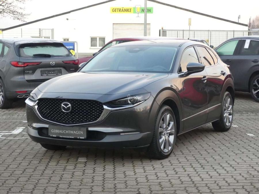 Grey Mazda CX-30 2025 in Kaunas, with an engine capacity of 2.50 L and mileage of 22 thousand km for 31114 €, photo 2 on AUTOMOTO.COM.LV