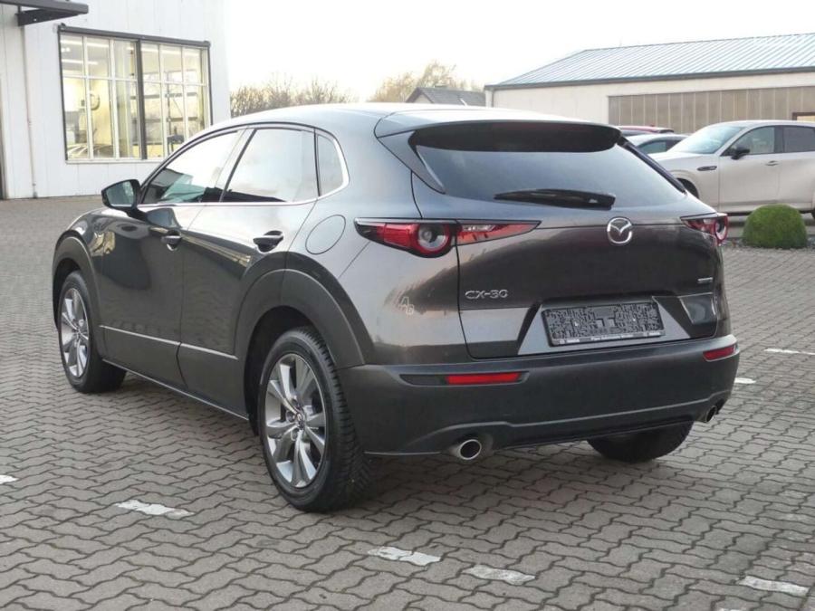 Grey Mazda CX-30 2025 in Kaunas, with an engine capacity of 2.50 L and mileage of 22 thousand km for 31114 €, photo 4 on AUTOMOTO.COM.LV