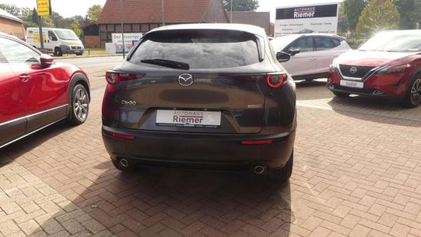 Grey Mazda CX-30 2025 in Kaunas, with an engine capacity of 2.50 L and mileage of 13 thousand km for 30067 €, photo 6 on AUTOMOTO.COM.LV