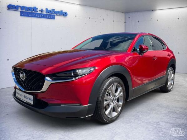 Red Mazda CX-30 2020 in Kaunas, with an engine capacity of 2.00 L and mileage of 66 thousand km for 23399 €, photo 1 on AUTOMOTO.COM.LV