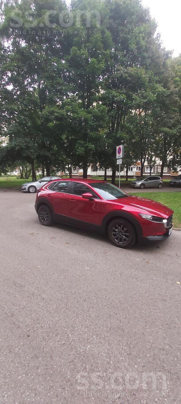 Mazda CX-30 2020 in Riga on AUTOMOTO.COM.LV Red Mazda CX-30 2020 in Riga, with an engine capacity of 2.00 L and mileage of 67 thousand km for 17500 €, photo 7 on AUTOMOTO.COM.LV