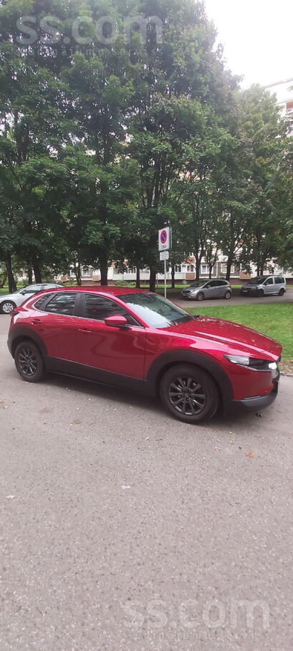 Mazda CX-30 2020 in Riga on AUTOMOTO.COM.LV Red Mazda CX-30 2020 in Riga, with an engine capacity of 2.00 L and mileage of 67 thousand km for 17500 €, photo 8 on AUTOMOTO.COM.LV