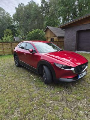 Sarkans Mazda CX-30 2021 Kauņa, ar dzinēja tilpumu 2.00 L un nobraukumu 98 tūkst. km par 17268 €, foto  vietnē AUTOMOTO.COM.LV