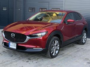 Red Mazda CX-30 2021 in Vilnius, with an engine capacity of 2.49 L and mileage of 73 thousand km for 16111 €, photo 3 on AUTOMOTO.COM.LV