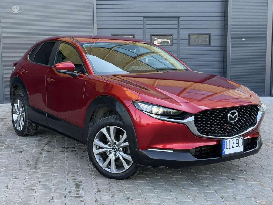 Red Mazda CX-30 2021 in Vilnius, with an engine capacity of 2.49 L and mileage of 73 thousand km for 16111 €, photo 7 on AUTOMOTO.COM.LV