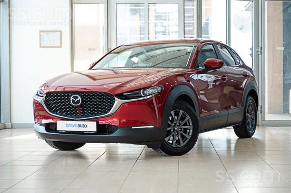 Red Mazda CX-30 2021 in Ogre, with an engine capacity of 2.00 L and mileage of 103 thousand km for 28590 €, photo 1 on AUTOMOTO.COM.LV